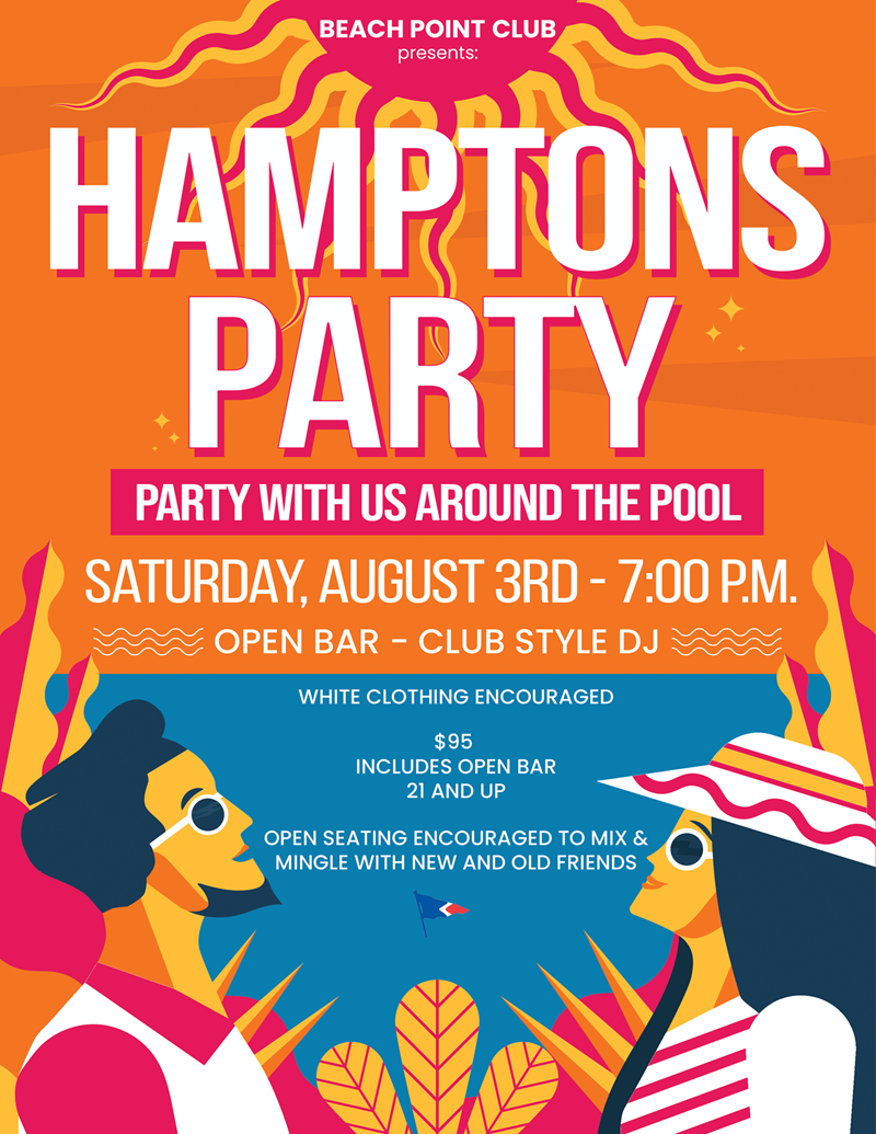 Menus - Beach Point Club – Mamaroneck, NY